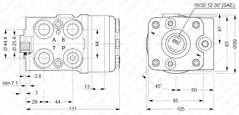 Orbitrol - Orsta OSPC 100 ON 150N2151 Danfoss Hydrolider.cz ...